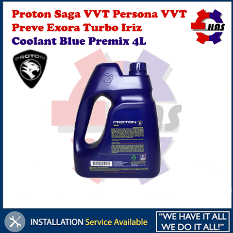 PROTON SAGA VVT PERSONA VVT PREVE EXORA TURBO IRIZ n Coolant Blue ...