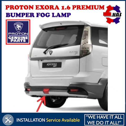 PROTON EXORA 1.6 PREMIUM 2015 *ORIGINAL REAR BUMPER FOG LAMP (CENTER)