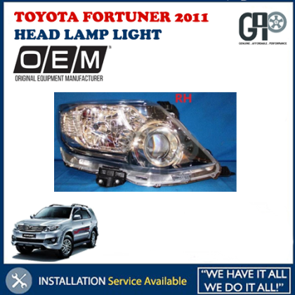 fortuner 2011 headlight