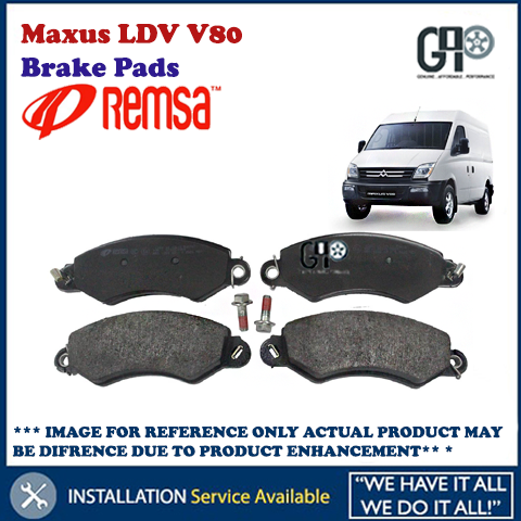 Maxus LDV V80 REMSA Front Brake Pads