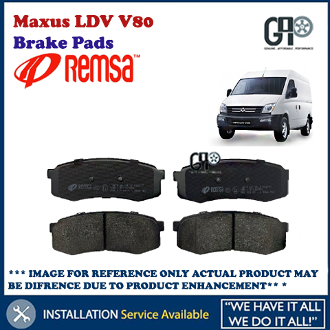 Maxus LDV V80 REMSA Rear Brake Pad Disc Pads