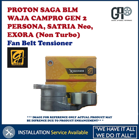 Proton Saga BLM Waja Campro Gen 2 Persona Satria Neo Exora Non Turbo Gaido Fan Belt Tensioner